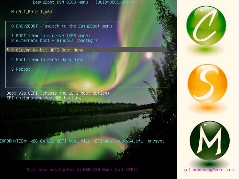 Clover – Easy2Boot