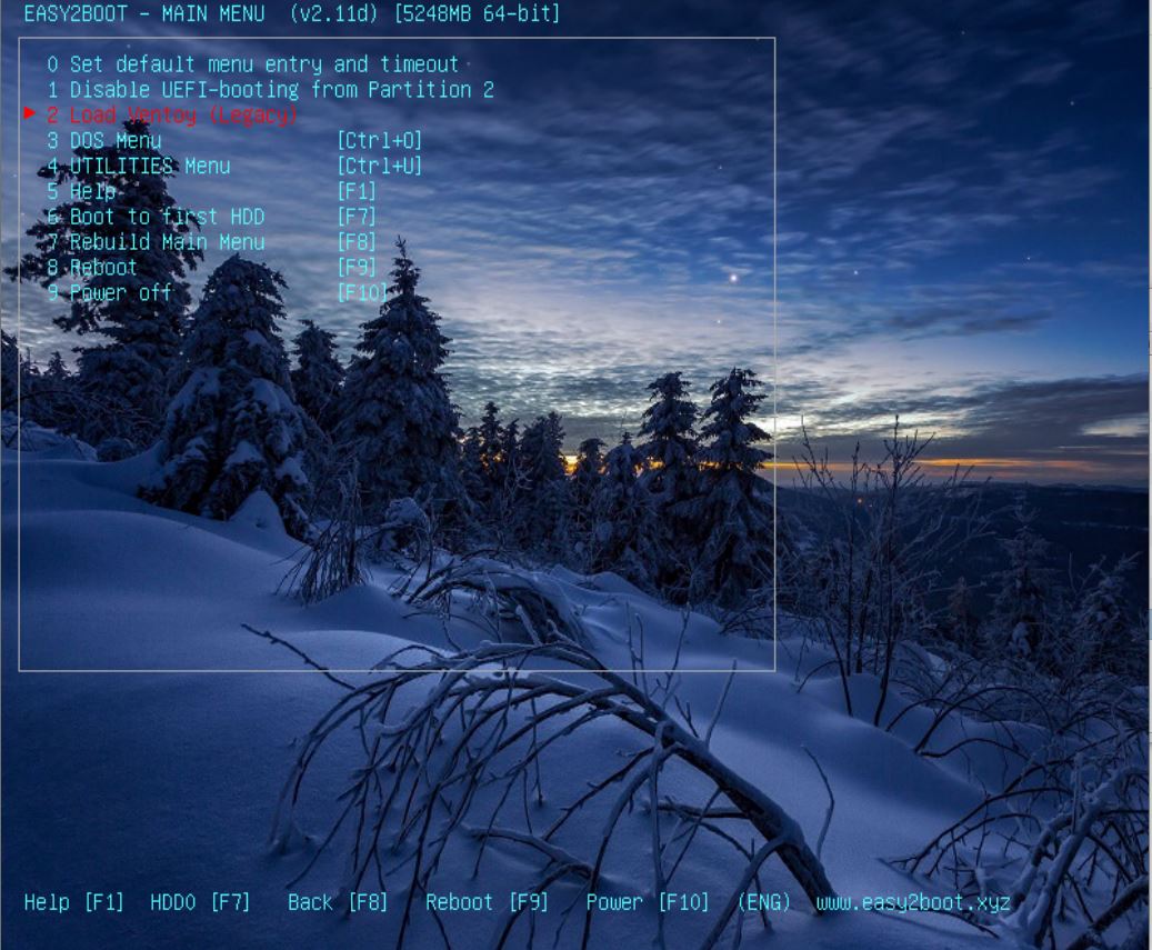 Add Easy2Boot to a Ventoy USB drive - Easy2Boot