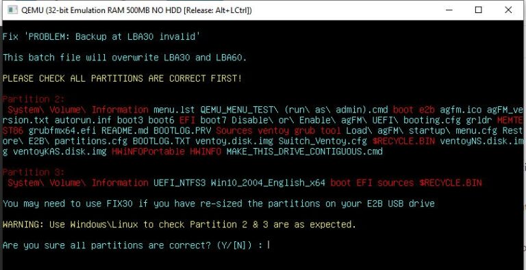 Update\Resize E2B – Easy2Boot